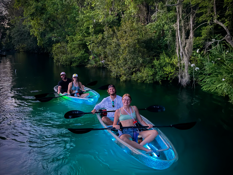 Clear Kayak 3 Sisters Springs Sunset & Glow Tour | Paddles Outdoor Rentals